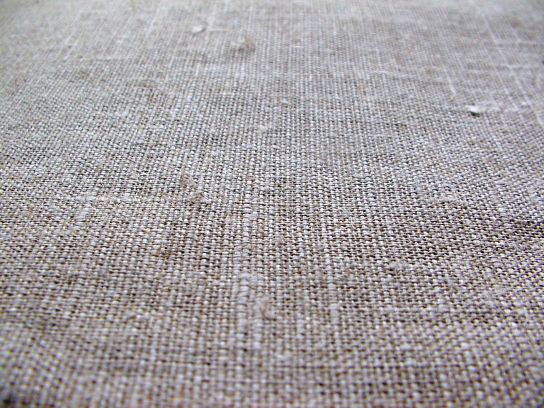 Canvas Fabric--linen Organic Natural Thick Pure Flax Eco Friendly ...