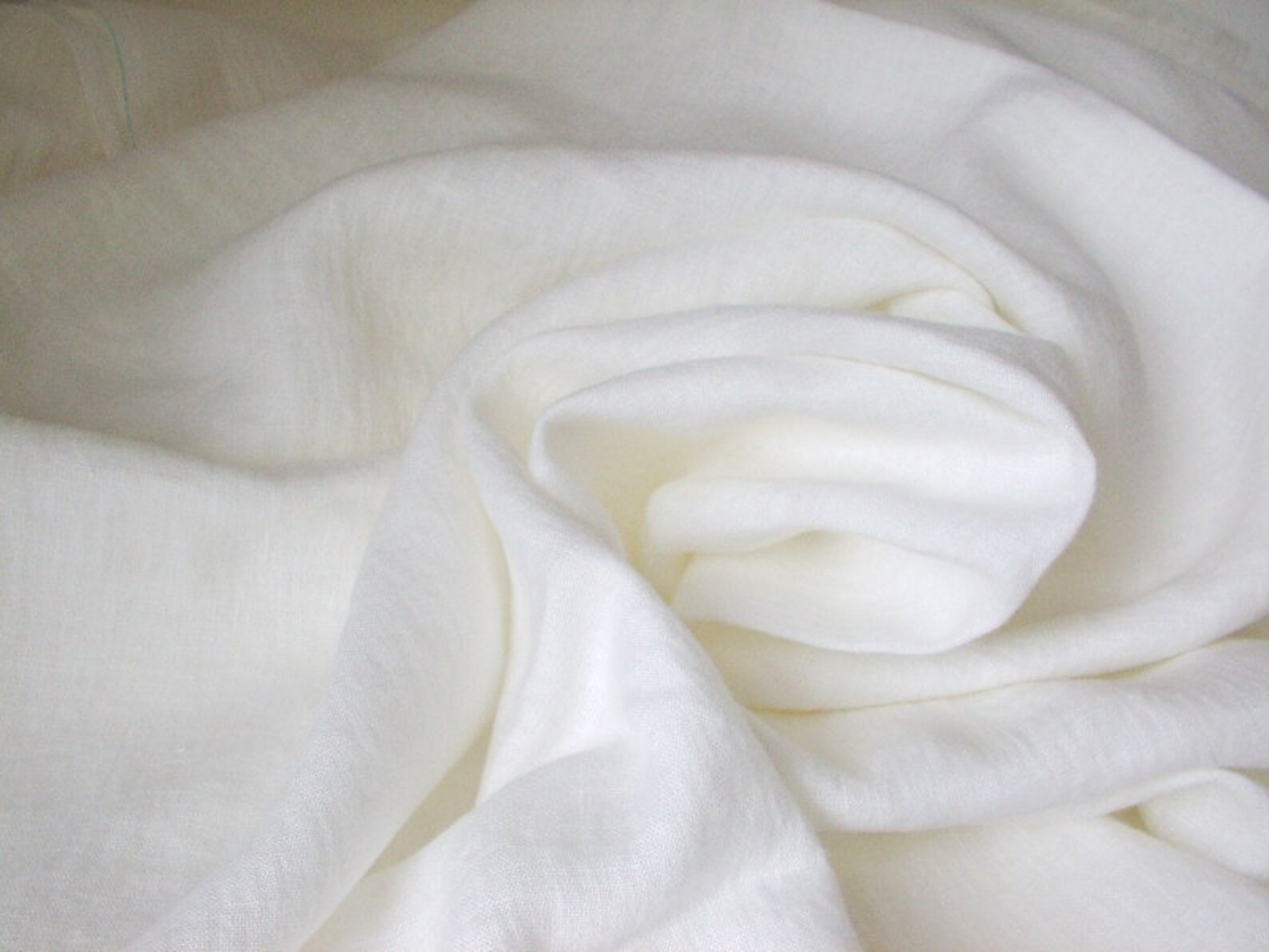 Antique White Linen Eco Friendly Fabric--organic Natural Softened Linen ...