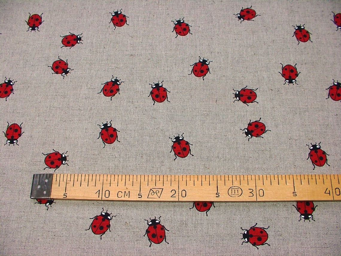 Ladybird Print--ladybird Ladybug on Canvas--red & Heart Ideas--canvas ...