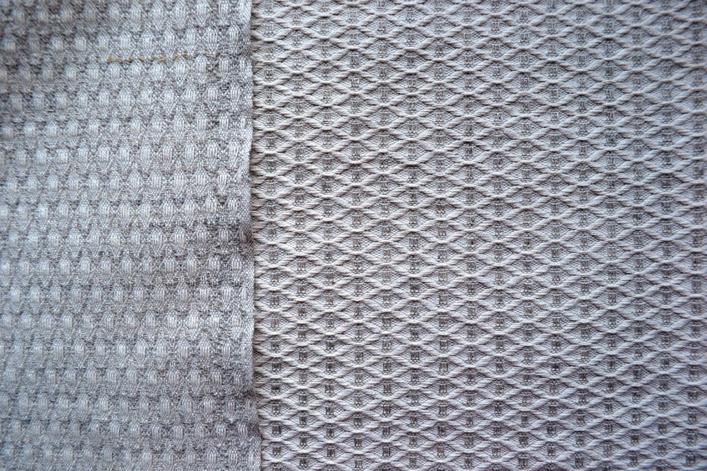 Honeycomb Wheat Color Linen Cotton Organic Fabrictextured Fabric ...