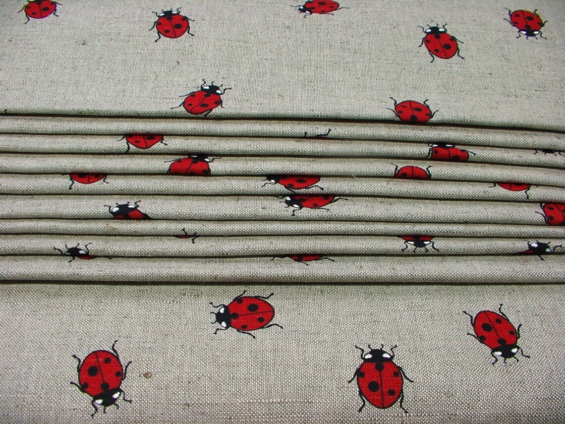 Ladybird Print--ladybird Ladybug on Canvas--red & Heart Ideas--canvas ...