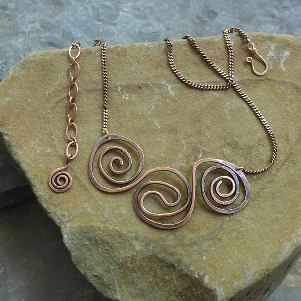 Spiral Necklace - Etsy