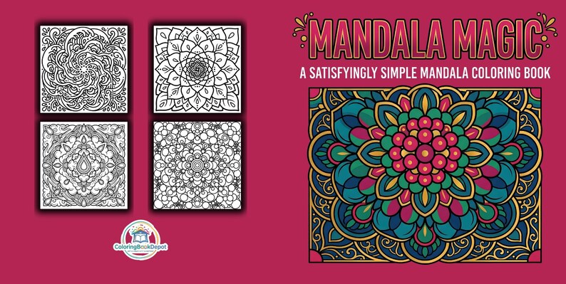Mandala Coloring Pages Printable | Easy Mandala Coloring Book ...