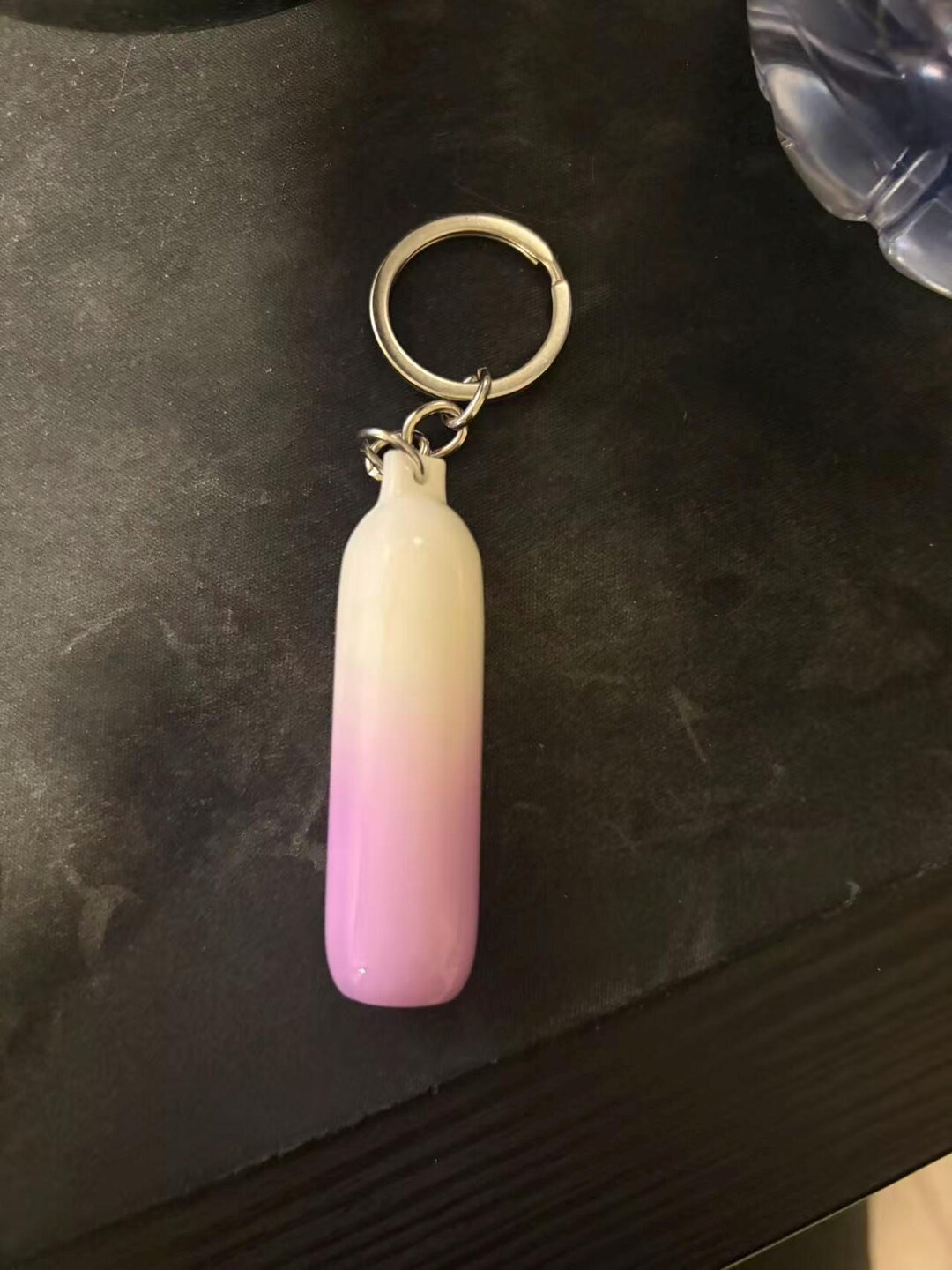Soft Gradient Pink Keychain – Minimalist Cute Bag Charm - Etsy Canada