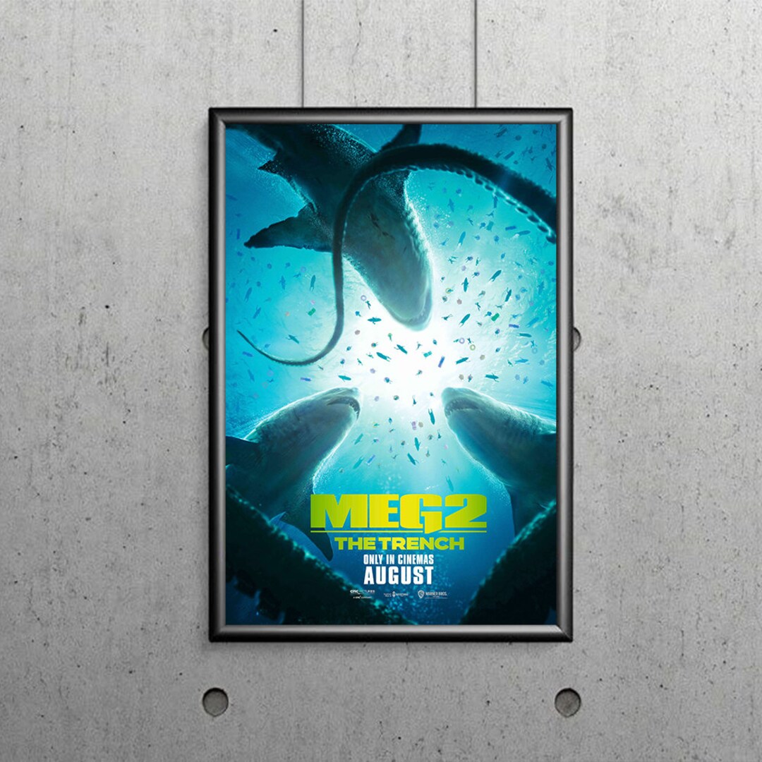 Meg 2 Poster Meg 2 2023 Poster Movie Poster - Etsy