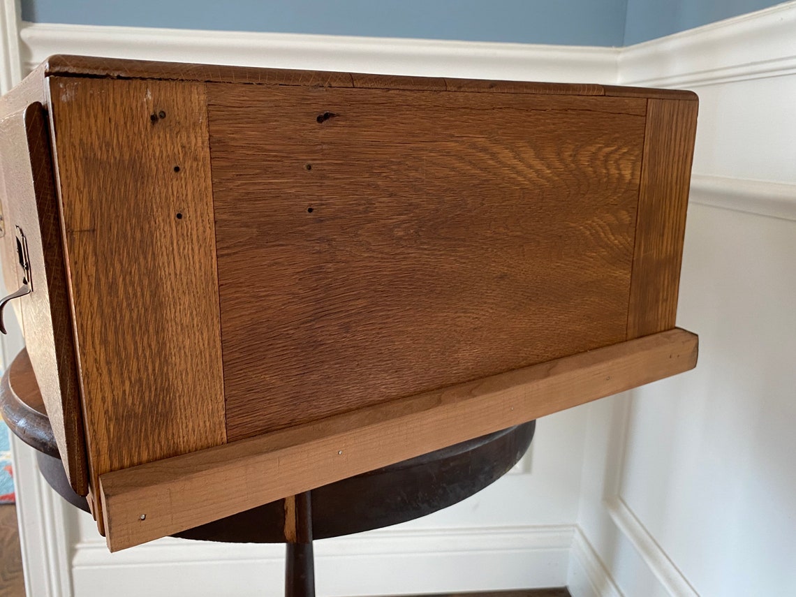 Antique Card Catalog Library 2 Drawer Oak File Cabinet - Etsy