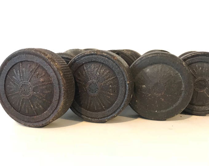 Antique Hemacite Wood Door Knobs. - Etsy