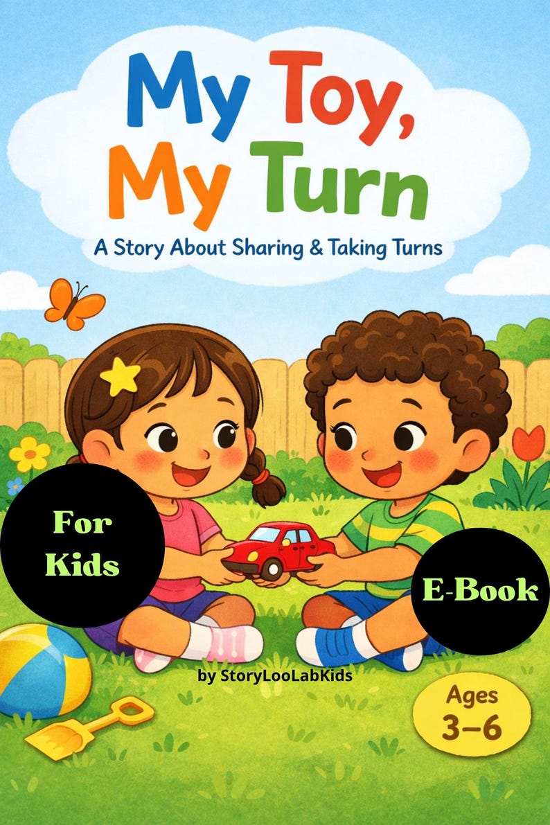 Sharing Story Book for Kids Ages 3-6, Social Emotional Learning Ebook ...