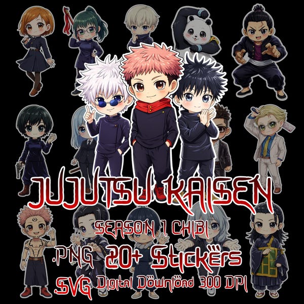 Jujutsu Kaisen Chibi - Etsy