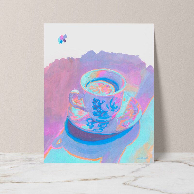 Teacup Art Print - Etsy