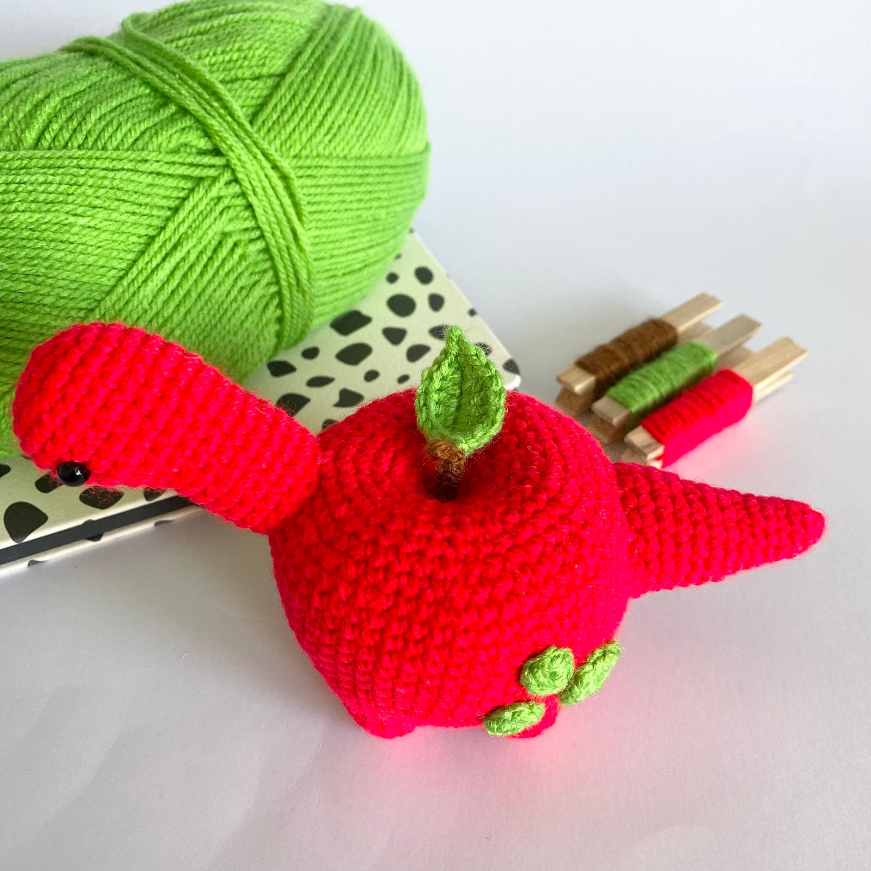 Appletosaurus - Fruit Apple Dinosaur Amigurumi PDF Crochet Pattern - Etsy