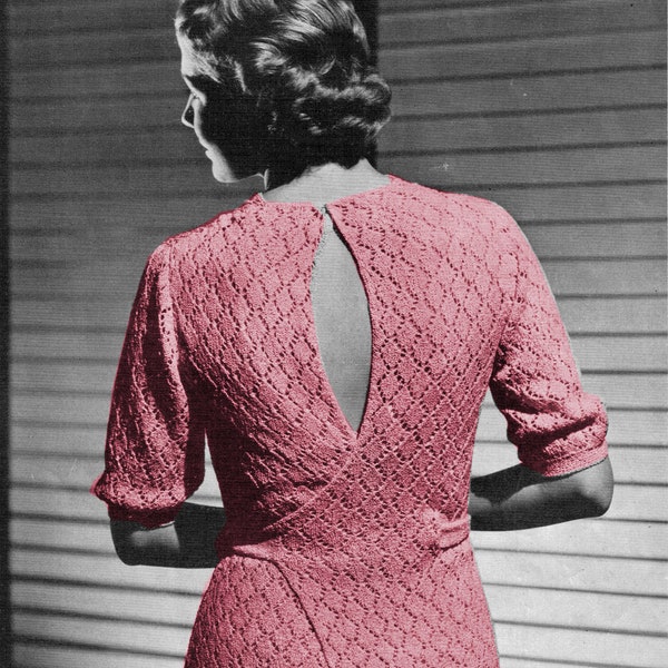 Keyhole Back Dress - Etsy