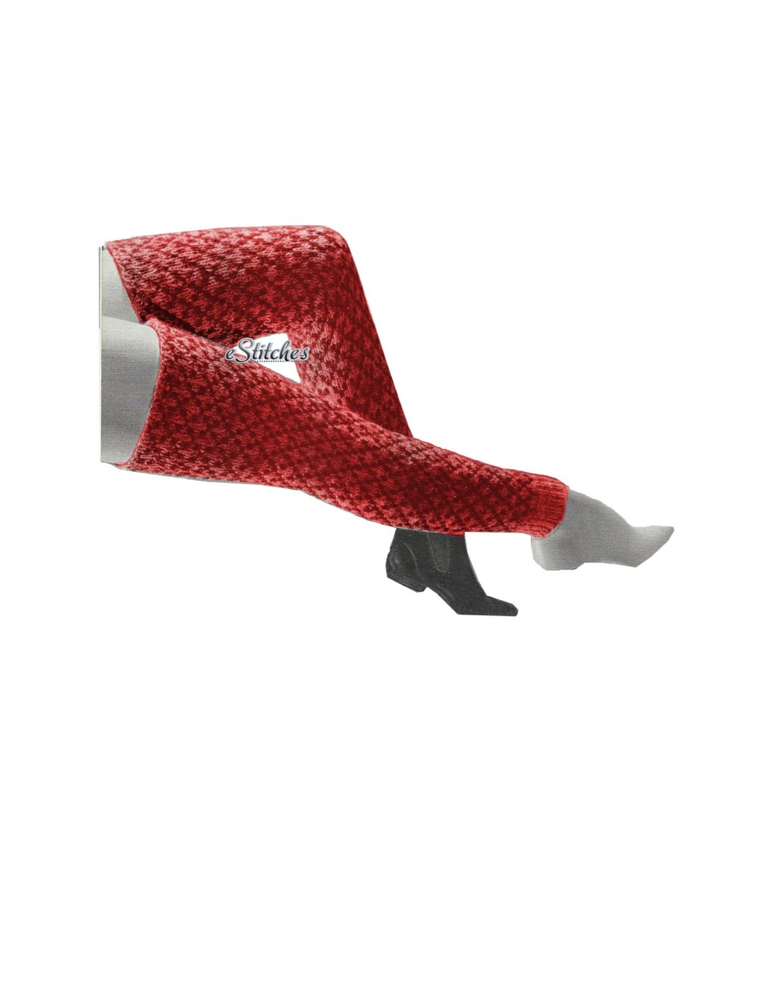 1960s Boot Stockings or Thigh Highs Footless - Knit Pattern PDF 8510 - Etsy