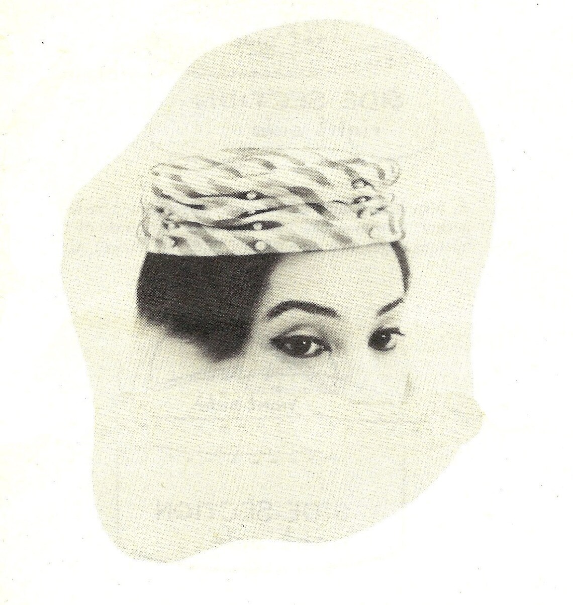 1960s Pill Box Hat With Pearl Button Accents - Sewing Pattern PDF 0501 ...