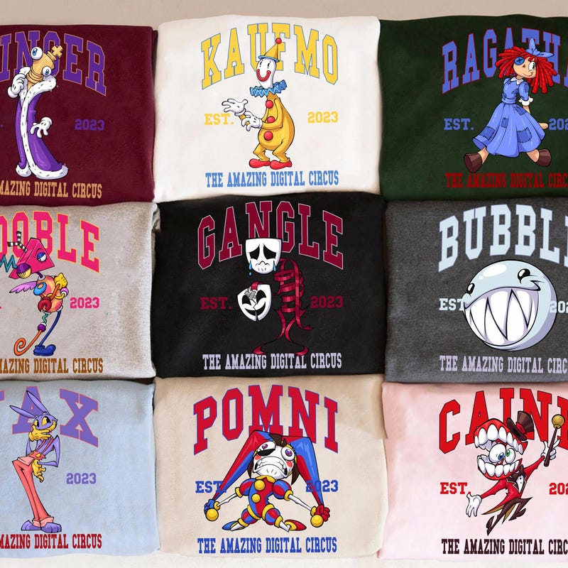 Digital Circus Merch - Etsy