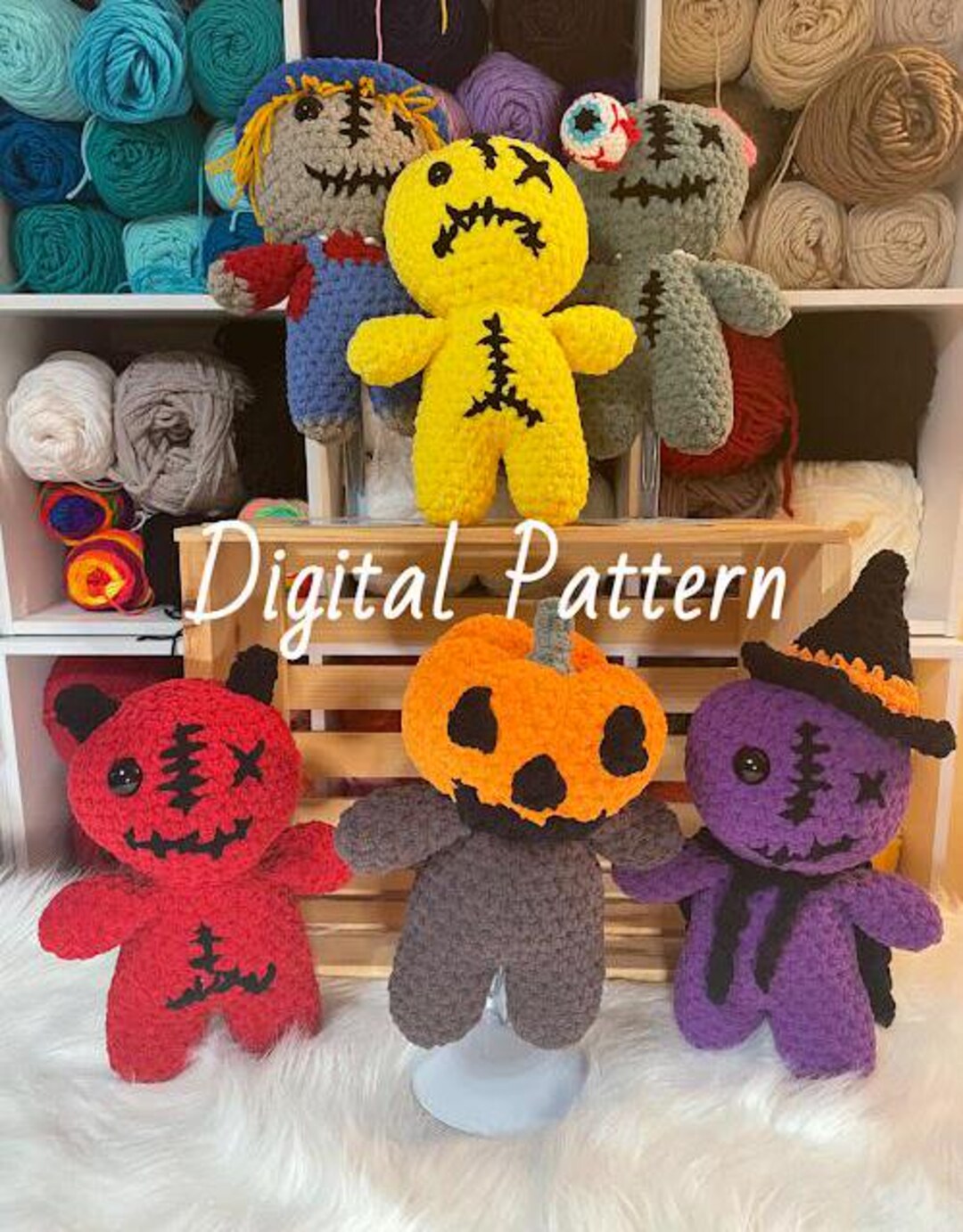 Halloween Voodoo MODIFICATION PATTERN COMBO Pack, Halloween Voodoo ...