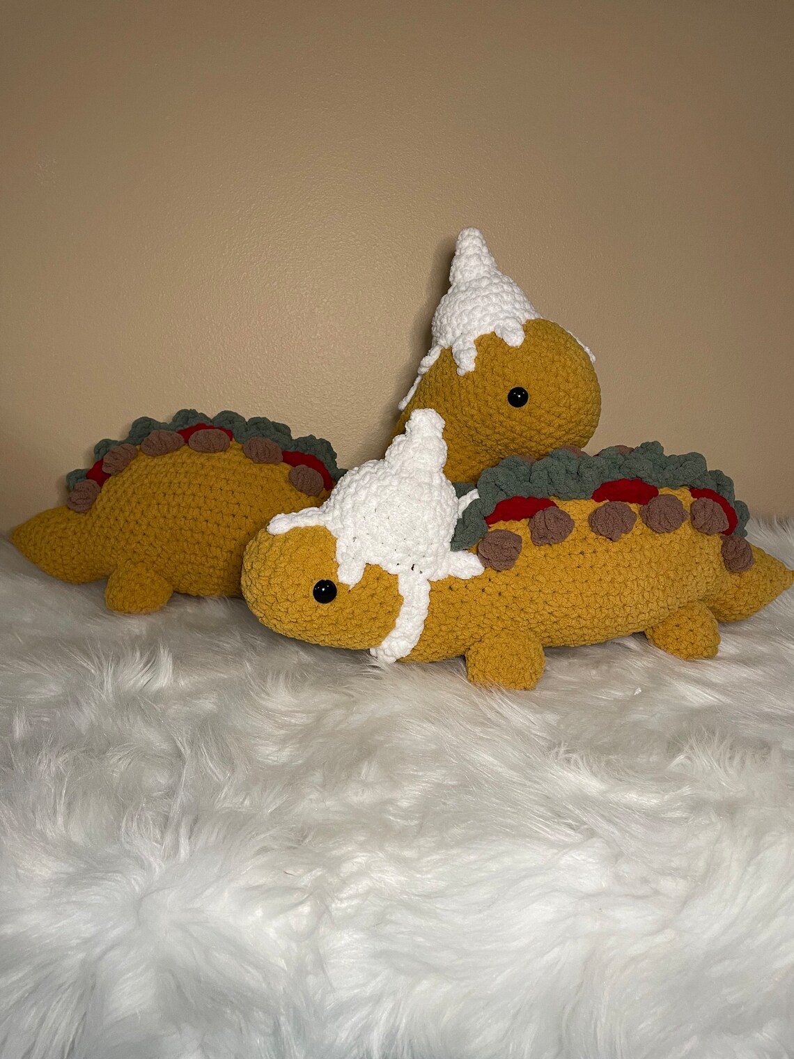 COMBO PACK Tacosaurus and Tacosaurus Supreme Amigurumi Crochet Pattern ...