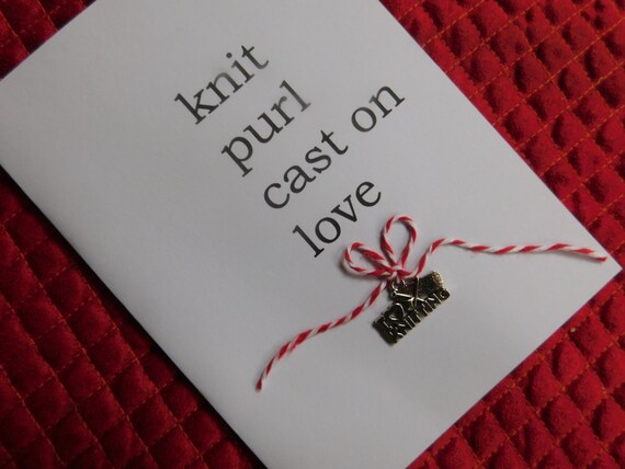 Knitting Card Knitter card knit card card for knitters I | Etsy