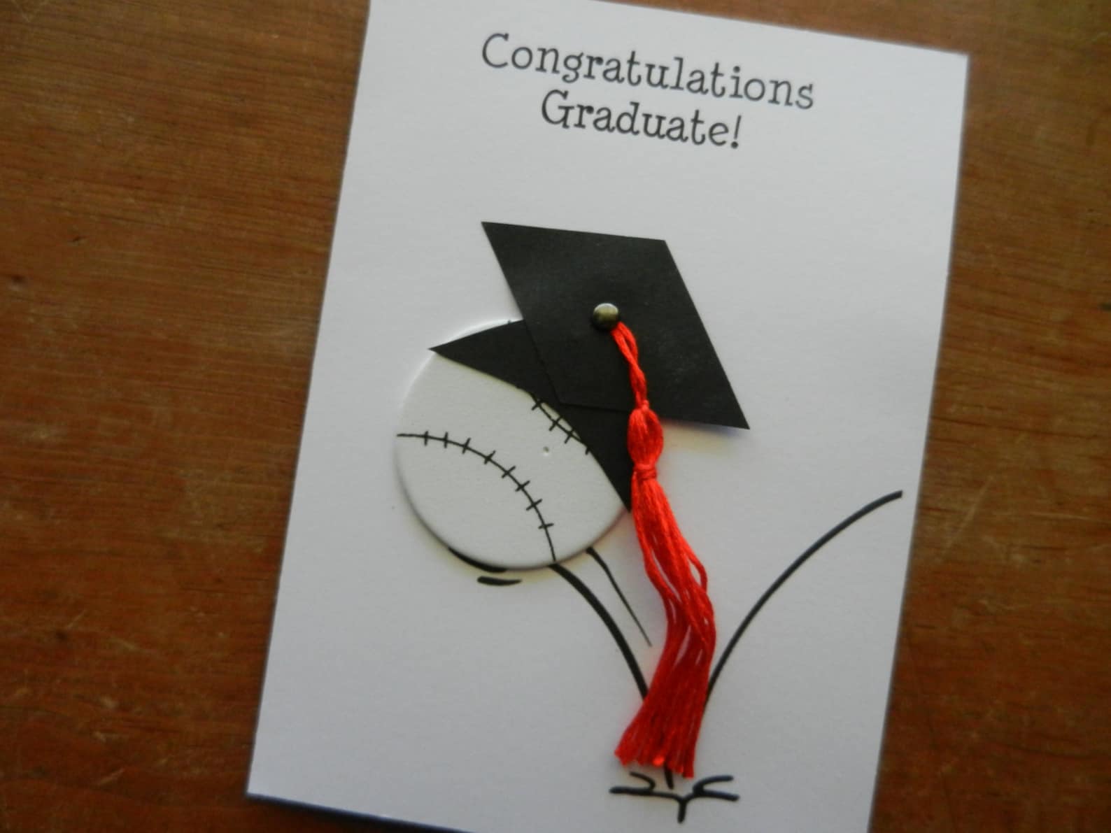 Handmade Sports Graduation Card: Soccer, Baseball, Basketball - Etsy