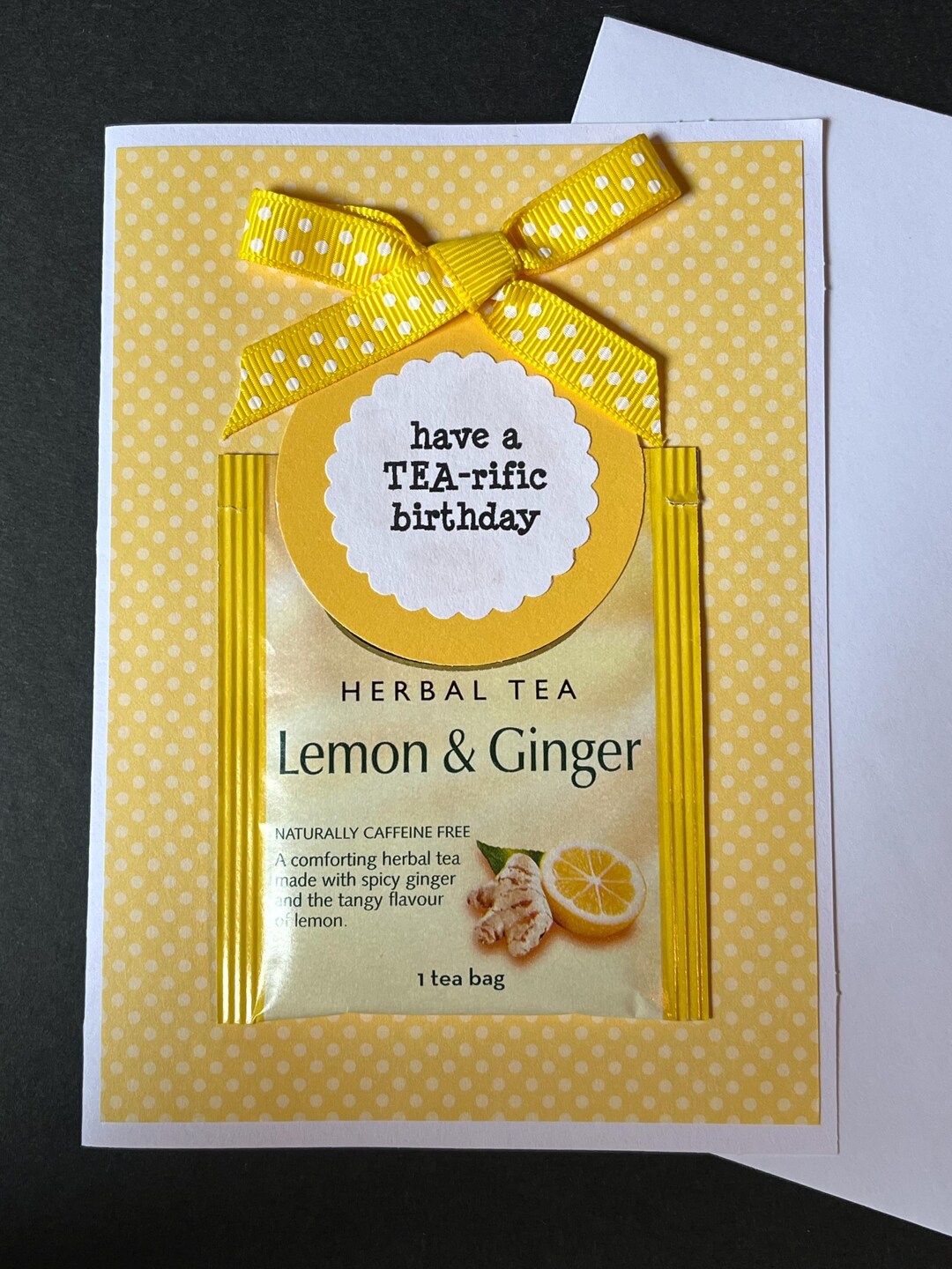 Birthday Tea Card, Happy Birthday Tea Bag Card, Tea Bag Card, Tea Card ...