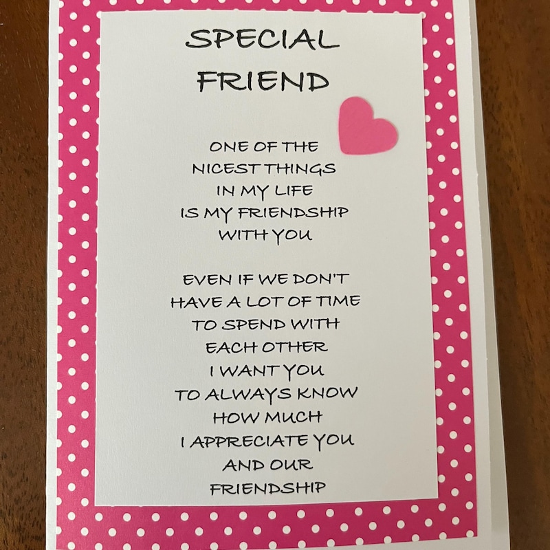 Best Friend Card - Etsy