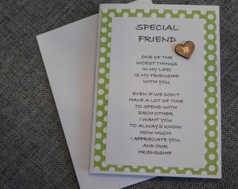 Friendship Card/bestfriend Card/appreciation Card/ Bff - Etsy Canada