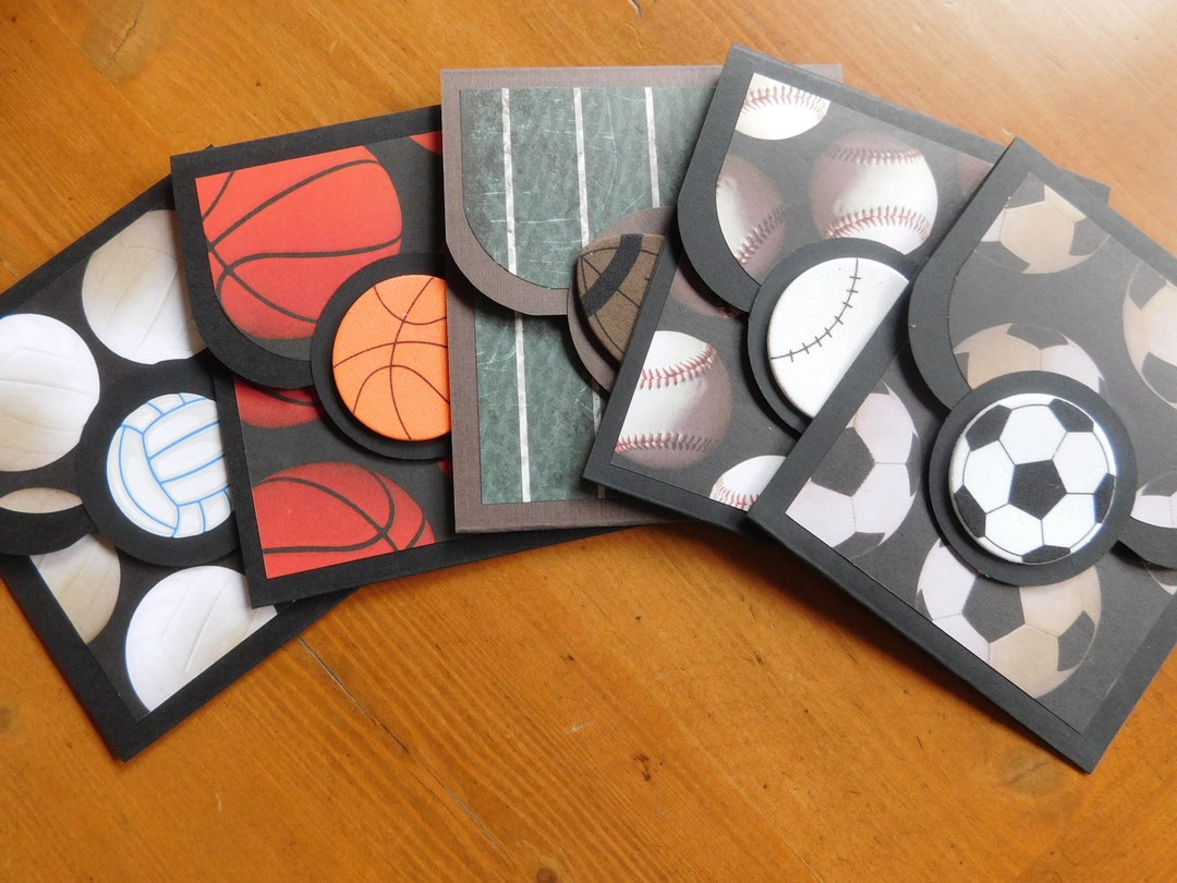 Sports Gift Card Holder: Handmade Money Card for Athletes - Etsy