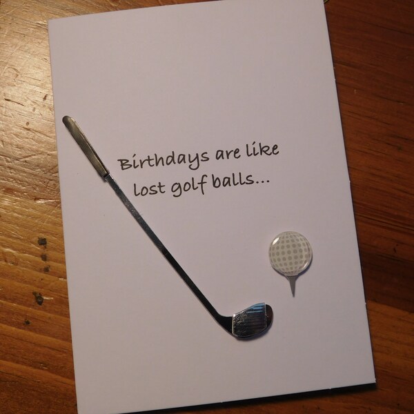 Golf Card - Etsy