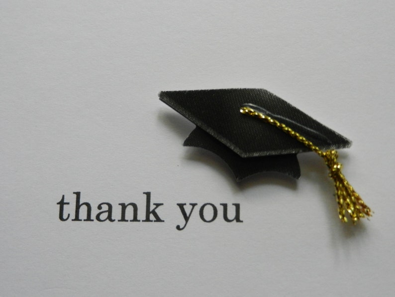 Graduation Thank You Cards Graduation Thanks Set of 8 Thank - Etsy