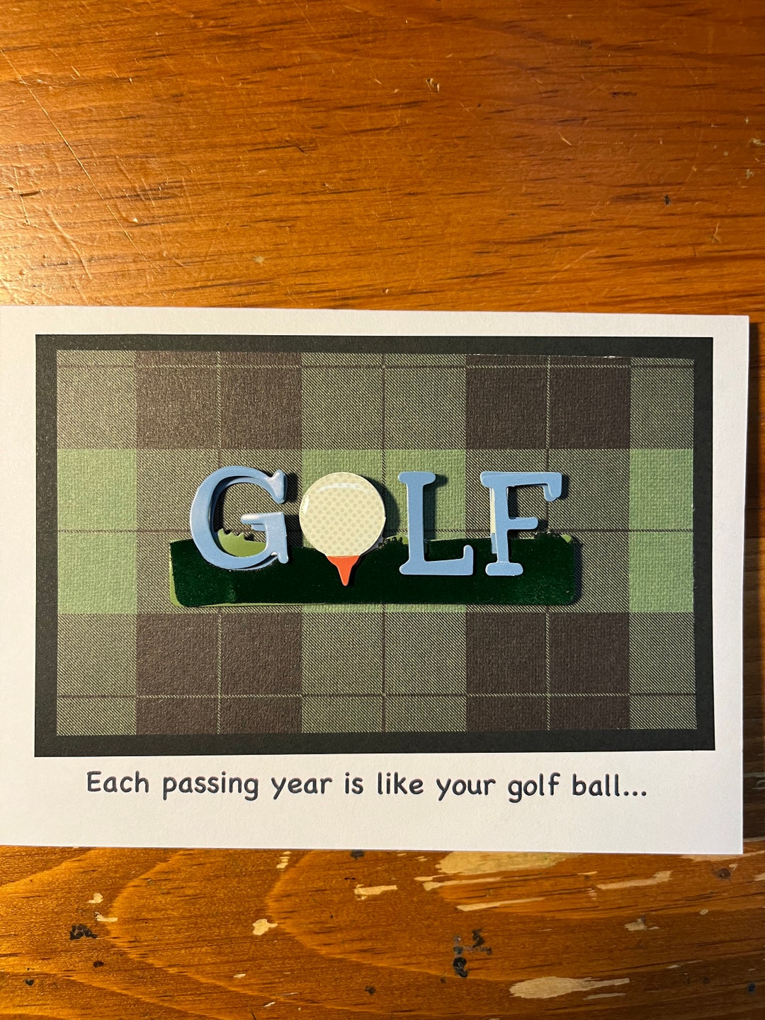 Golf Birthday Card, Golf Birthday, Golf Card, Birthday Card for Golfer ...