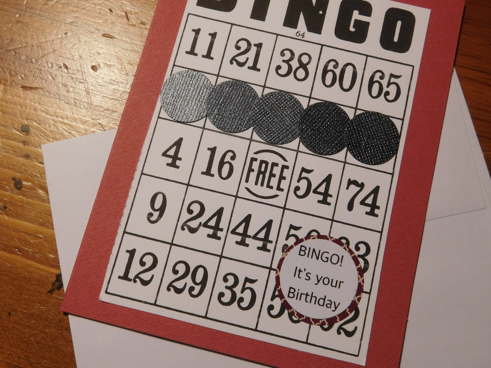 Bingo Birthday Card, Bingo Card, Bingo Birthday, Bingo Greeting Card ...