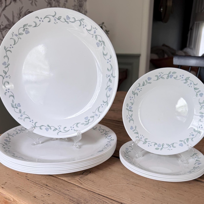 Corelle Plates Flower - Etsy