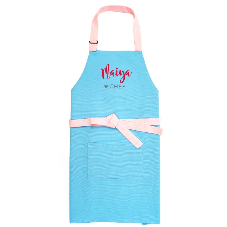 Blue Purple Personalized Apron for Kids Teens and Adults - Etsy