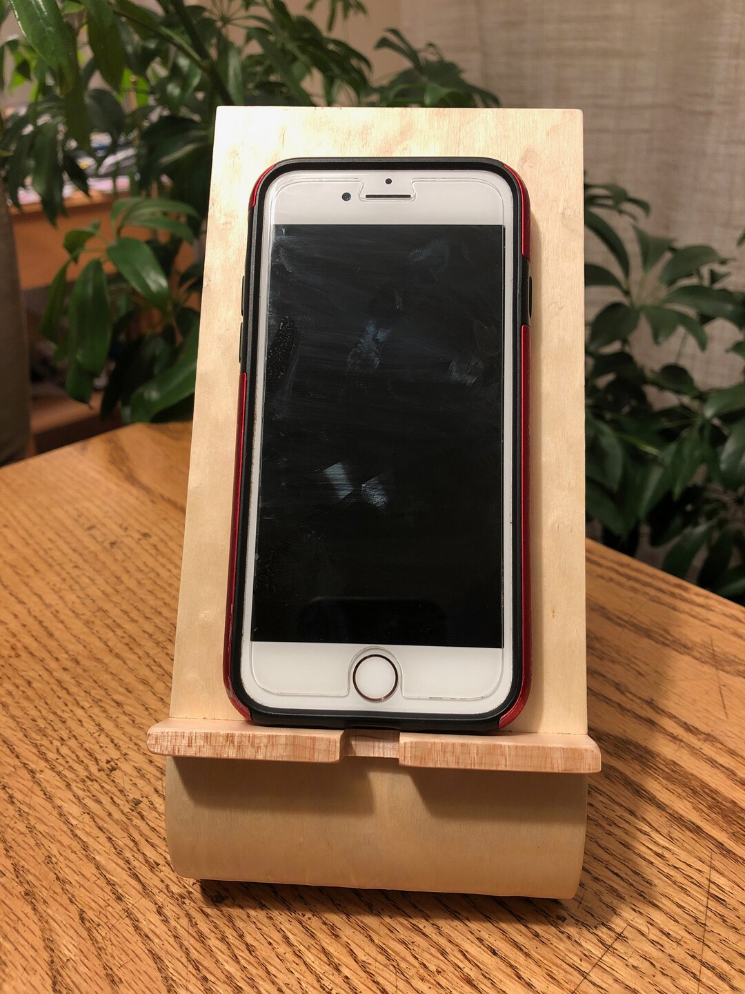 Wood Veneer Phone Stand - Etsy