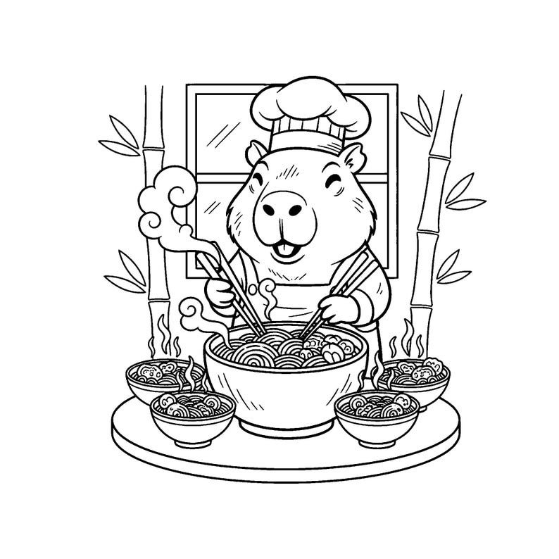 Whimsical Animals Coloring Book | Kawaii Creatures, Comic Style ...