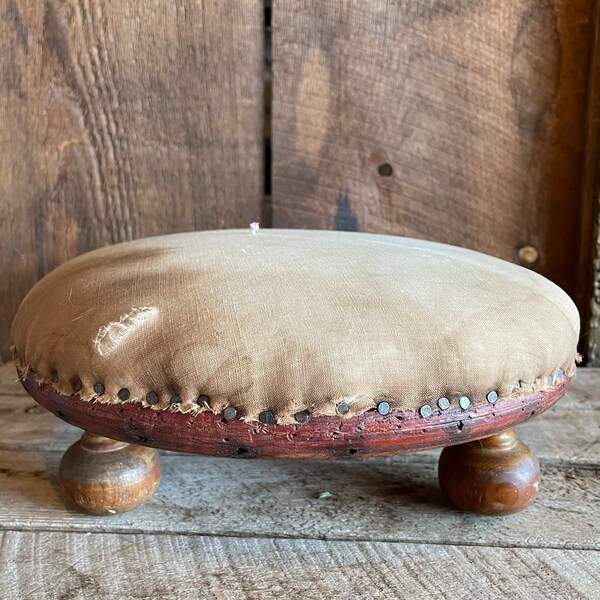 Antique Footstool - Etsy