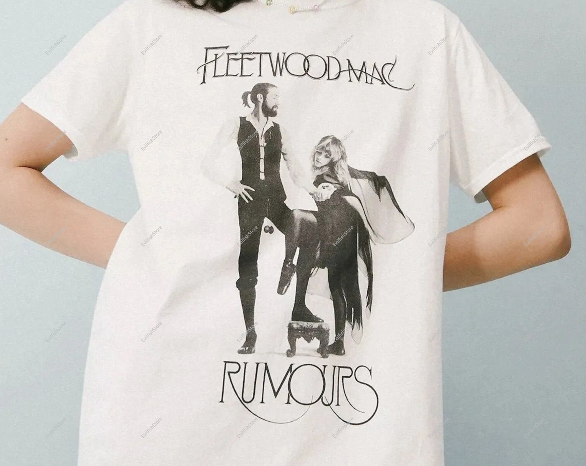 Fleetwood Mac Shirt, Rumors Album T-Shirt, Vintage Fleetwood Mac Rock ...