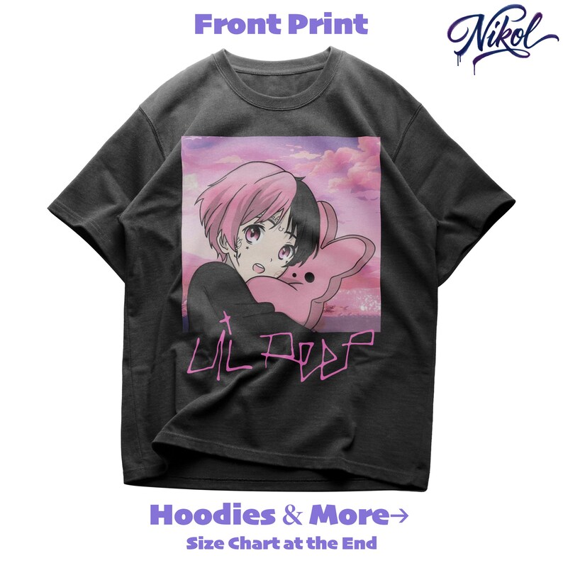 Lil Peep Gothboiclique Hoodie: Emo Rap Streetwear Apparel - Etsy
