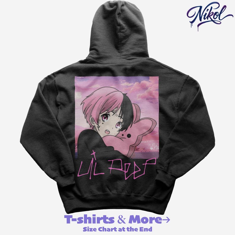 Lil Peep Gothboiclique Hoodie: Emo Rap Streetwear Apparel - Etsy