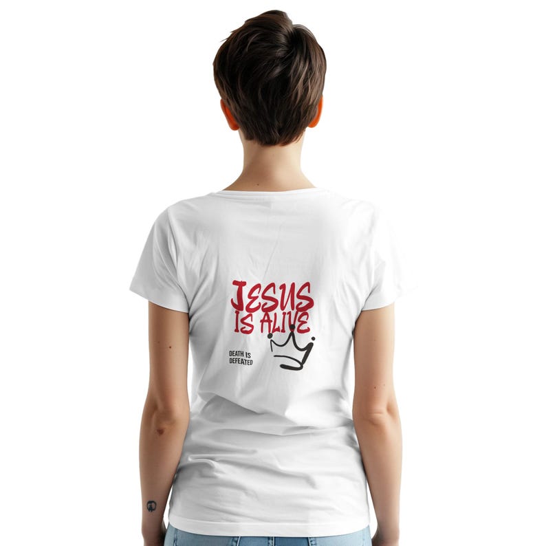 Jesus is Alive T-shirt | Christian Faith Apparel | Unisex Cotton ...