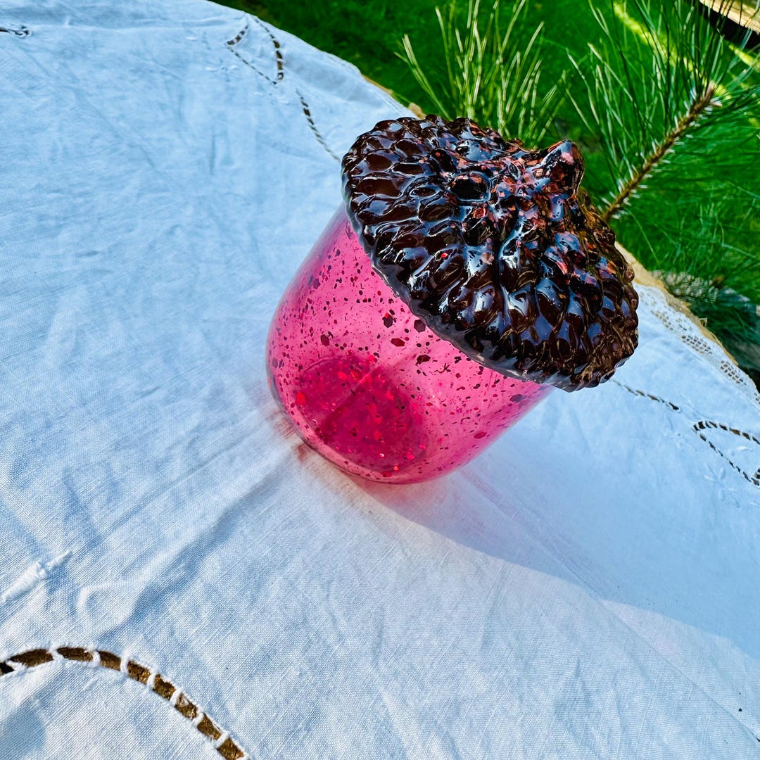 Resin Acorn Jar: Autumn Sensory Play Toy With Glitter - Etsy