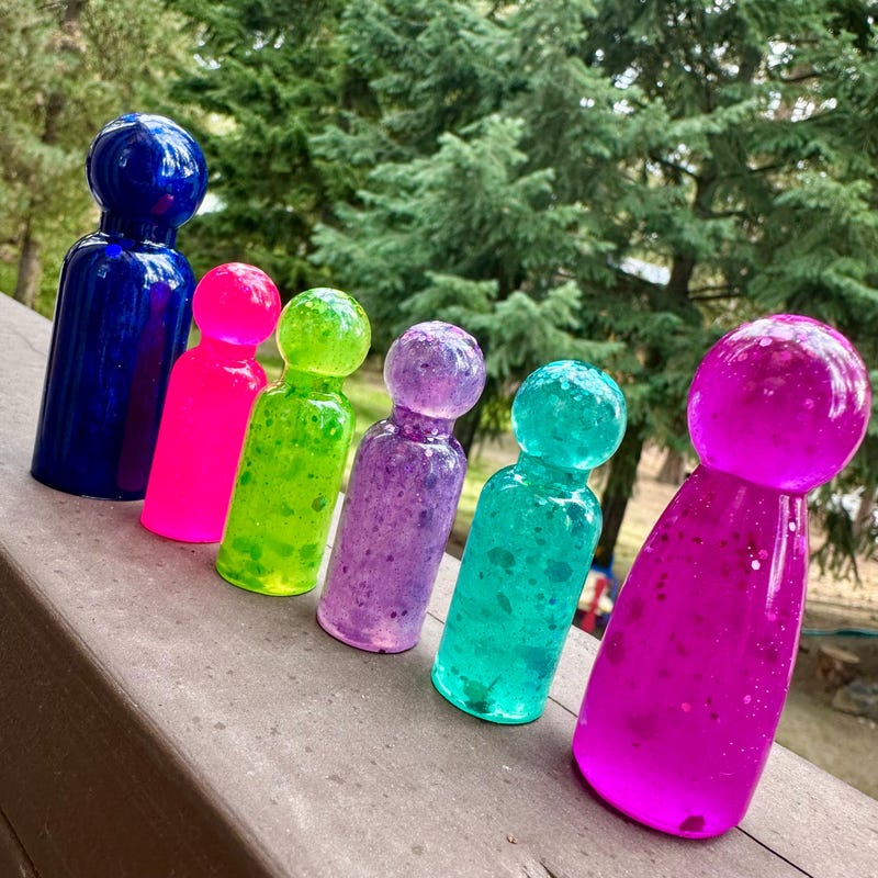 Peg People Family - Etsy