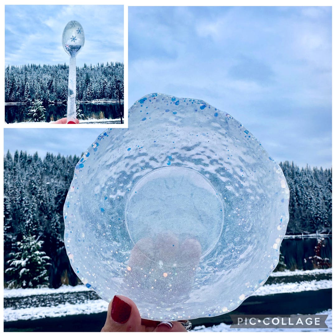 Snowball Potion Bowl & Snowflake Spoon | Winter Sensory Play ...
