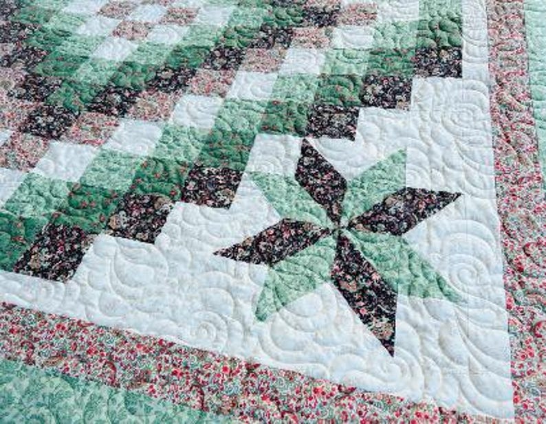 Stars Around the World Quilt Pattern | Digital PDF Easy Beginner ...