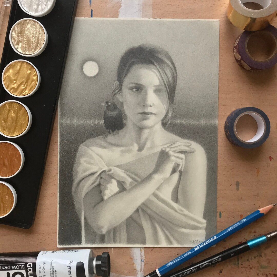 Augury - Original Pencil Art - Etsy