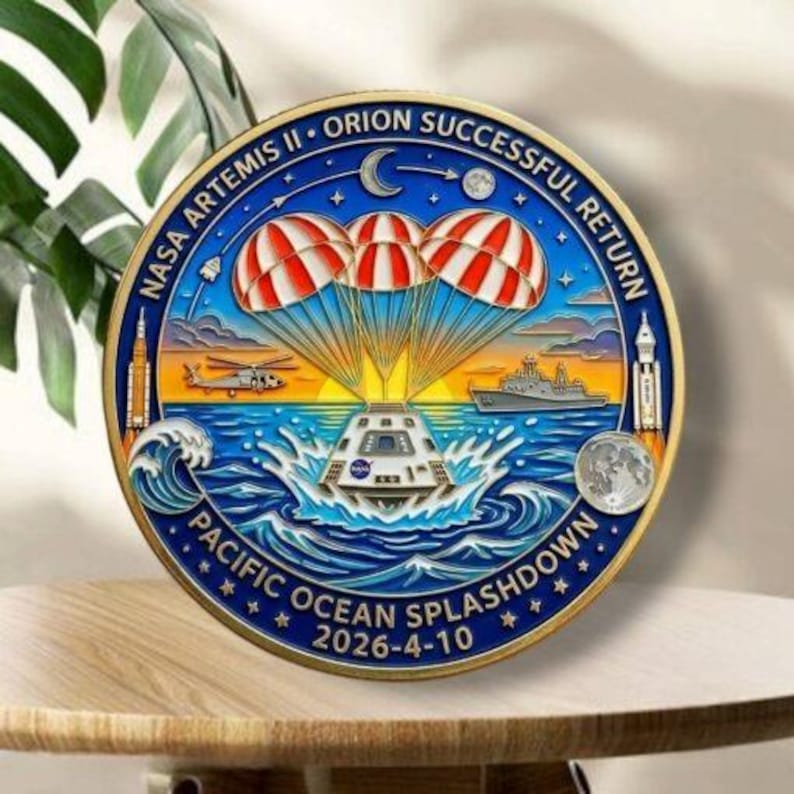 Artemis II Orion Successful Return Pacific Ocean Coin, Space ...