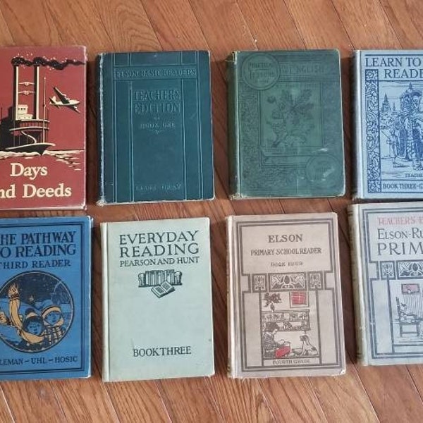 Antique School Books - Etsy