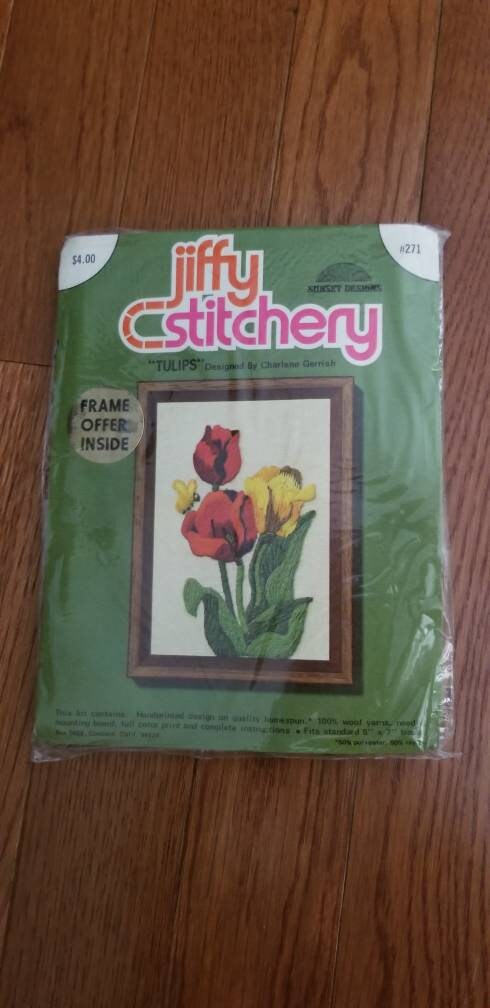 Vintage Jiffy Stitchery Kits 1970's You Choose | Etsy