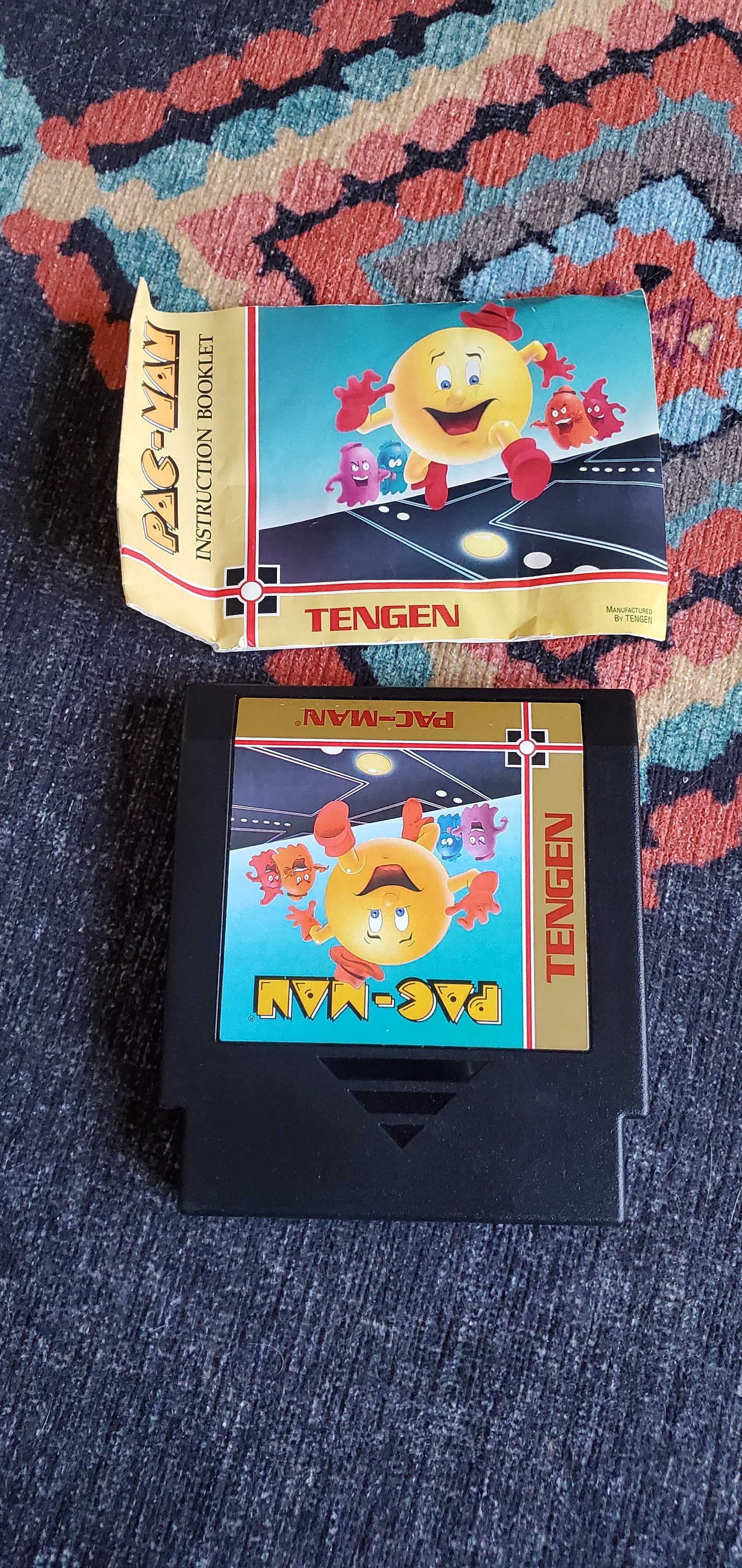 Vintage Nintendo Game Pac-man 1985 - Etsy