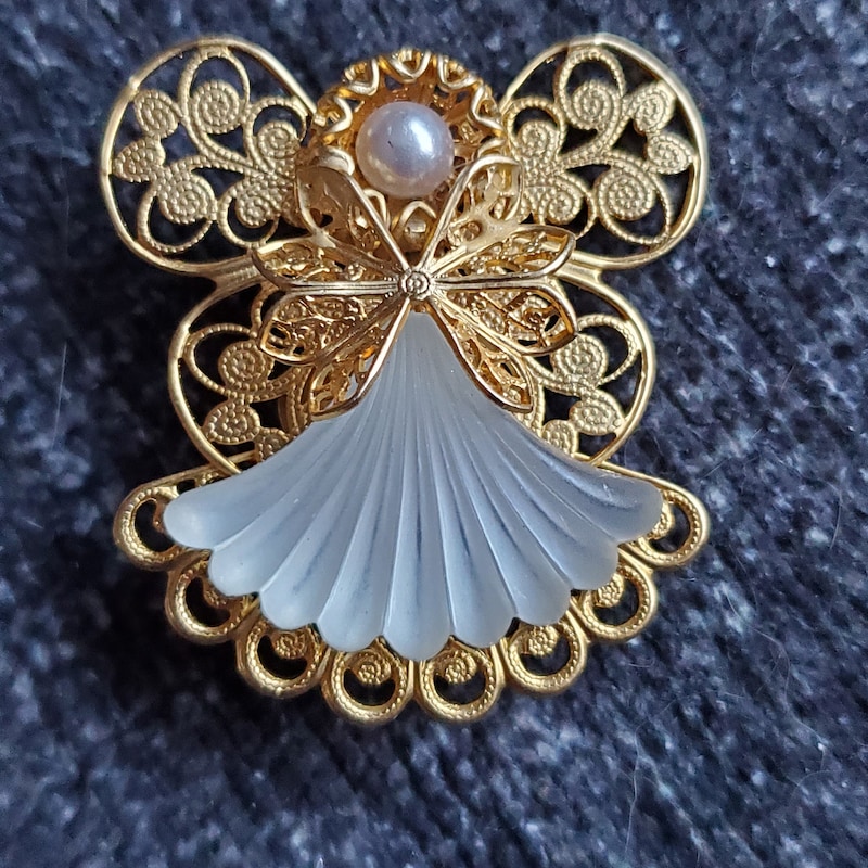 Jane Angel Brooch - Etsy